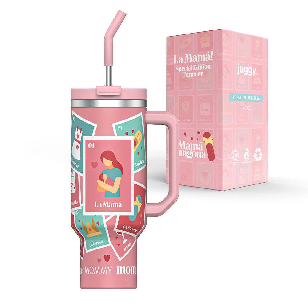 La Mamá 40 oz Stainless Tumbler – MexiStuff