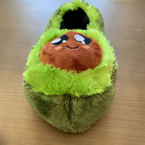 Avocado Plush Slippers – MexiStuff